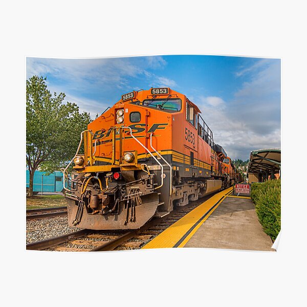"BNSF Locomotive" Poster for Sale by dbvirago | Redbubble