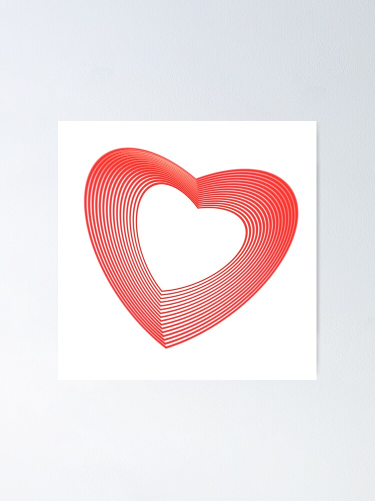 "Heart Art" Poster for Sale by DevonEagle | Redbubble