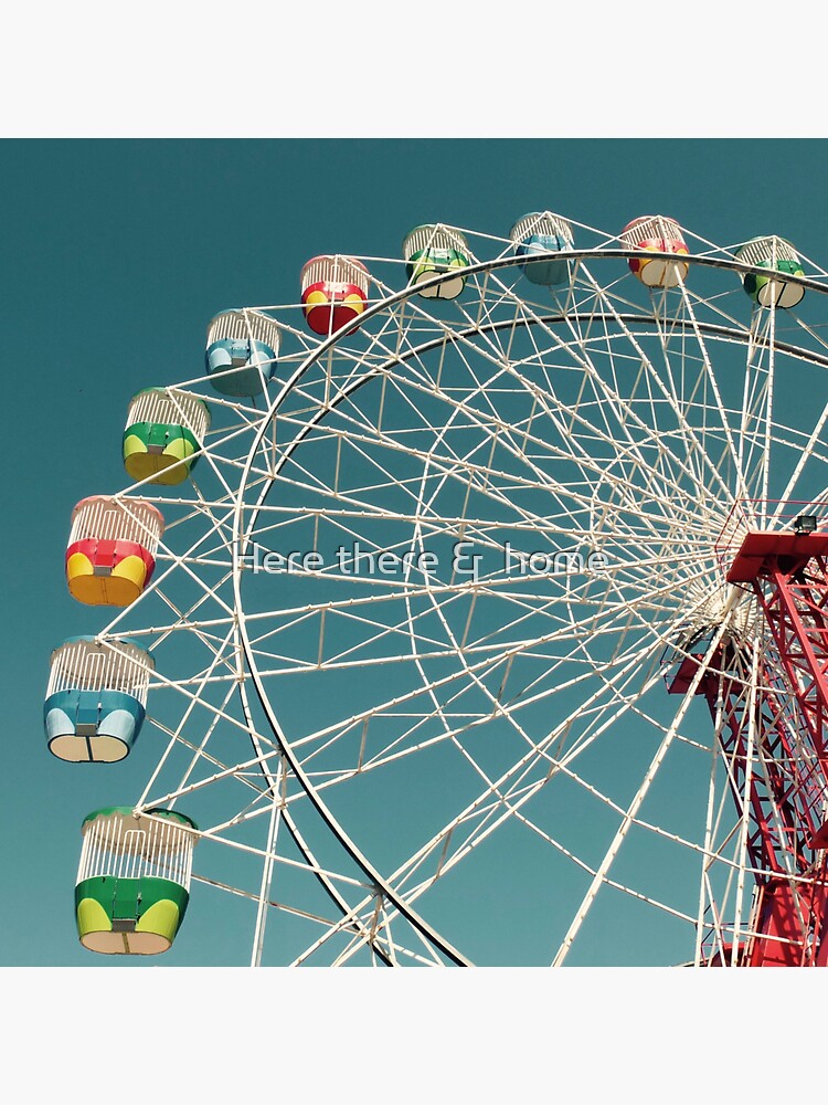 "Ferris wheel" Sticker by koalatree | Redbubble
