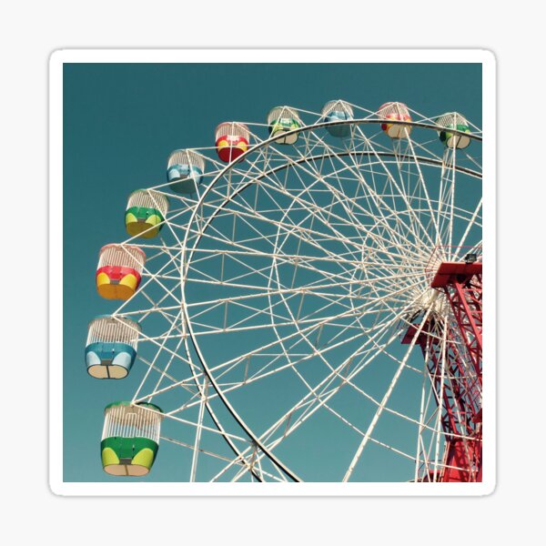 "Ferris wheel" Sticker by koalatree | Redbubble
