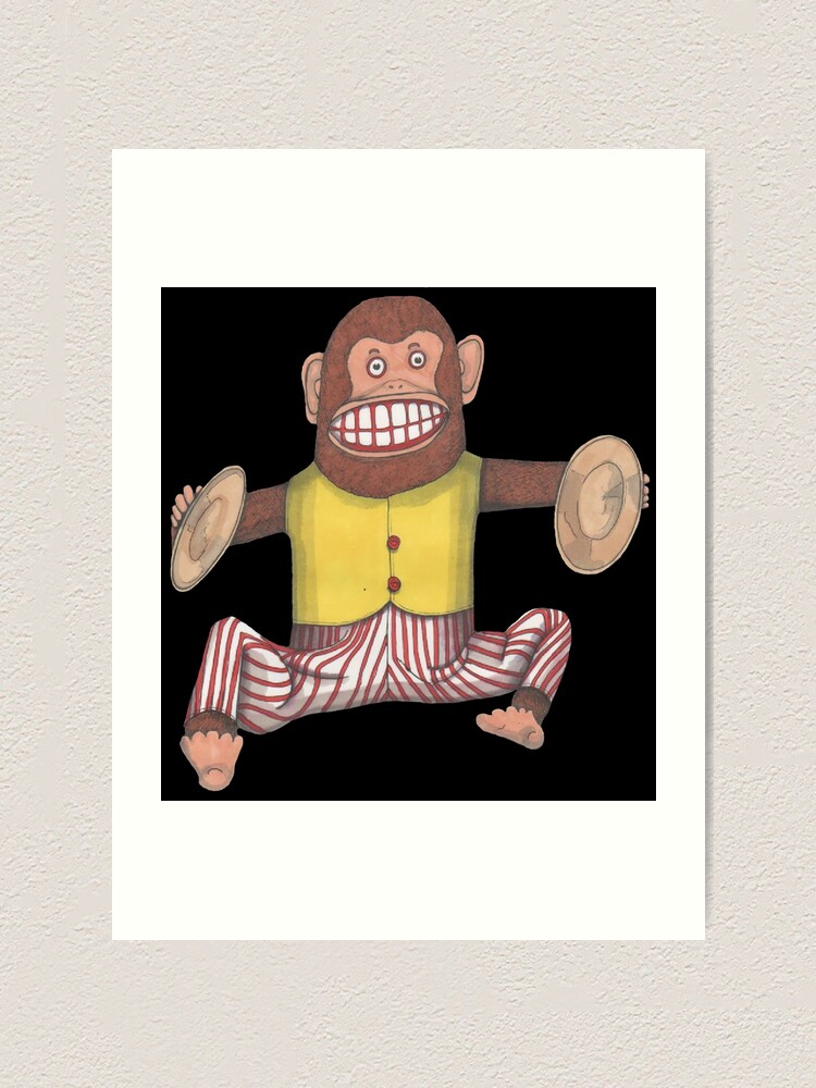 "Monkey, Clapping Monkey, classic wind up toy." Art Print for Sale by ...