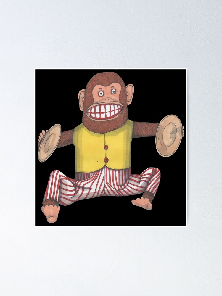 "Monkey, Clapping Monkey, classic wind up toy." Poster by krisevansart ...