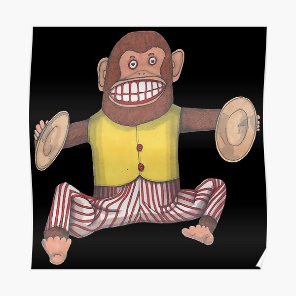 "Monkey, Clapping Monkey, classic wind up toy." Poster by krisevansart ...