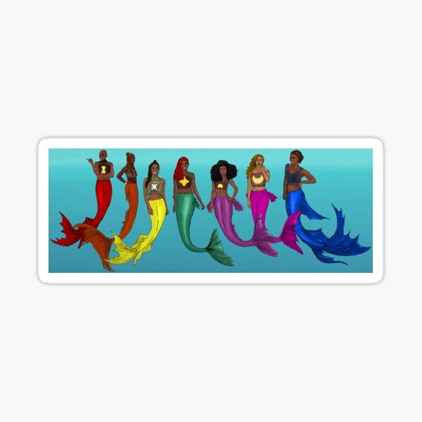 "Mermaids" Sticker for Sale by GraceT26 | Redbubble