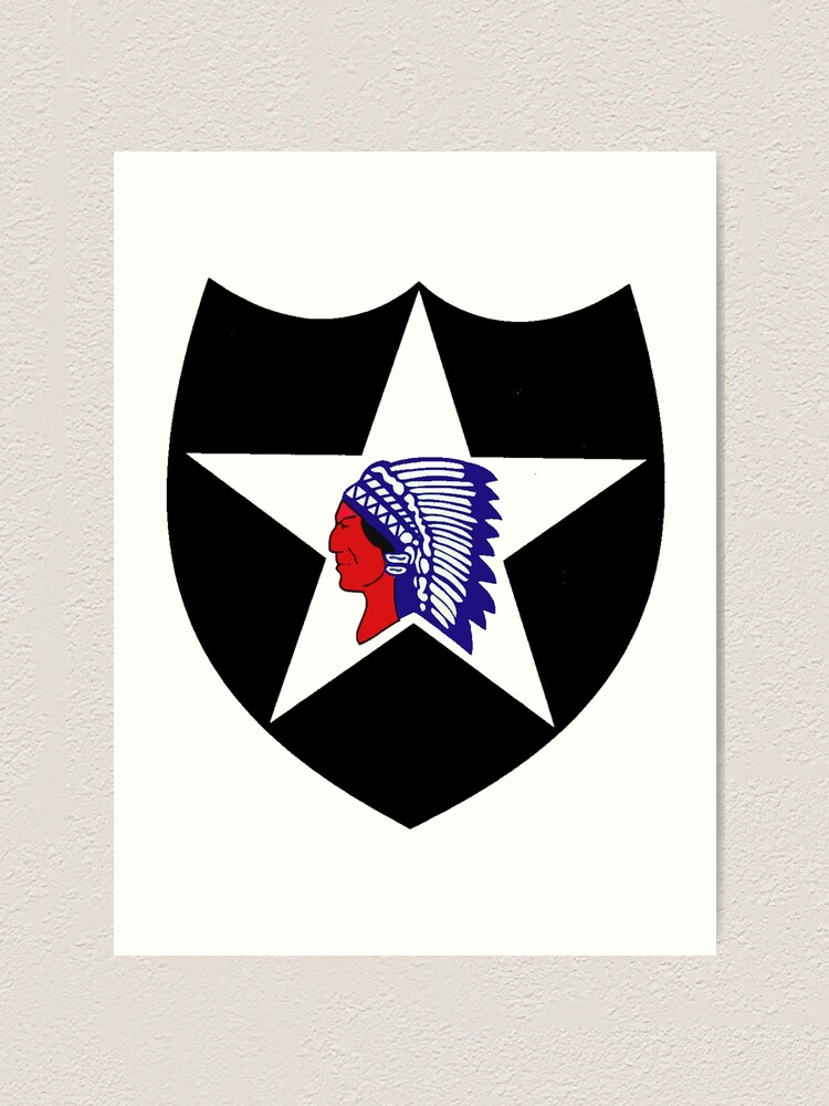 "2nd Infantry Division Logo" Art Print for Sale by Spacestuffplus ...