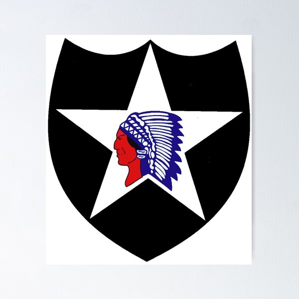 "2nd Infantry Division Logo" Poster for Sale by Nikki SpaceStuffPlus ...