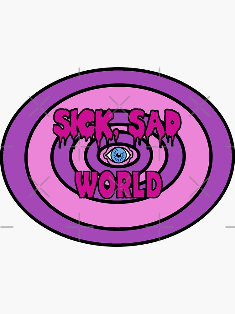 "DARIA - SICK, SAD WORLD (pink)" Sticker for Sale by monchmccronch ...