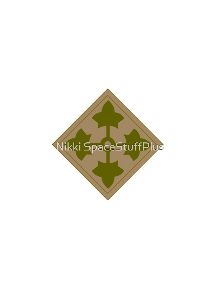 "Fourth Infantry Division Insignia" iPhone Case for Sale by ...