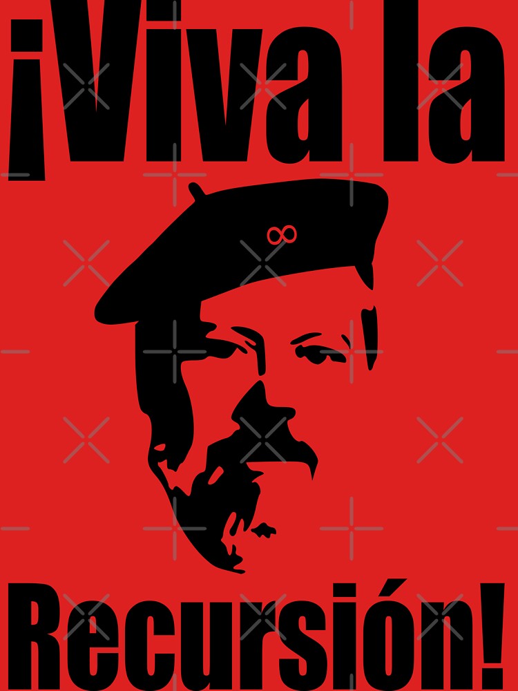 "Dennis Ritchie: ¡Viva la Recursión! - Black on Red Design for ...