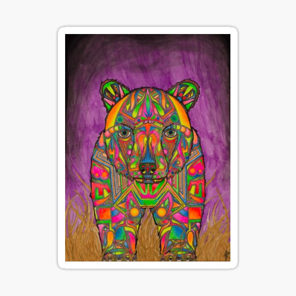 "Spirit Bear" Sticker for Sale by KCArtscapes | Redbubble
