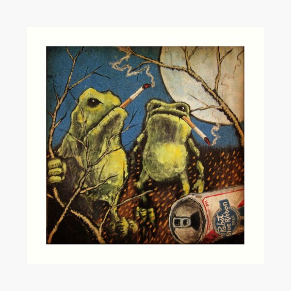 "Bad Frogs" Art Print for Sale by ANGRYJOHNNY | Redbubble