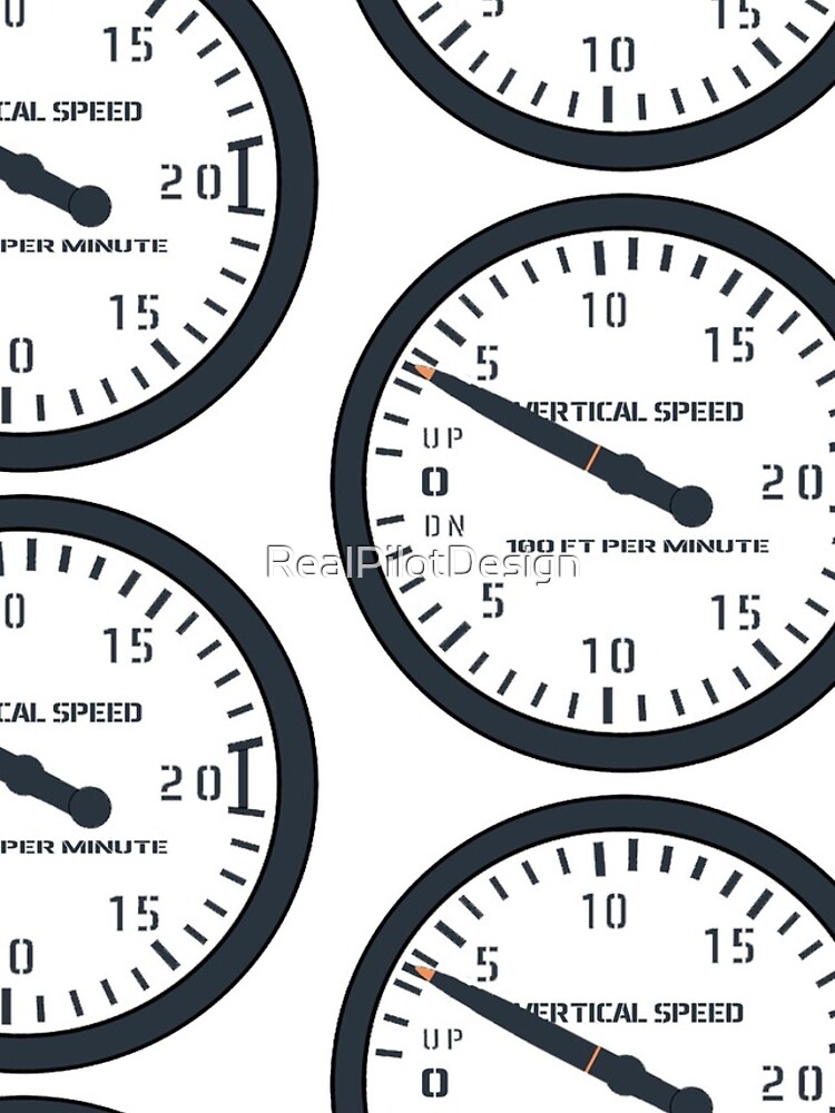 "Vertical Speed Indicator VSI Flight Instruments Sticker" iPhone Case ...