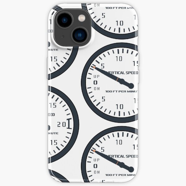 "Vertical Speed Indicator VSI Flight Instruments Sticker" iPhone Case ...