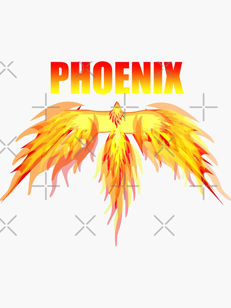 "Phoenix Rising" Sticker for Sale by davidmbugua | Redbubble