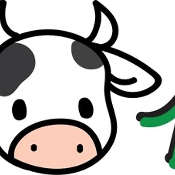 "COW poly" Sticker for Sale by smallsy | Redbubble