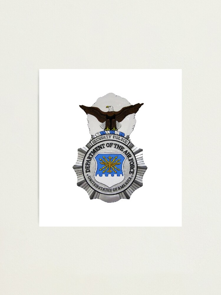"USAF Security Police" Photographic Print for Sale by lawrencebaird ...