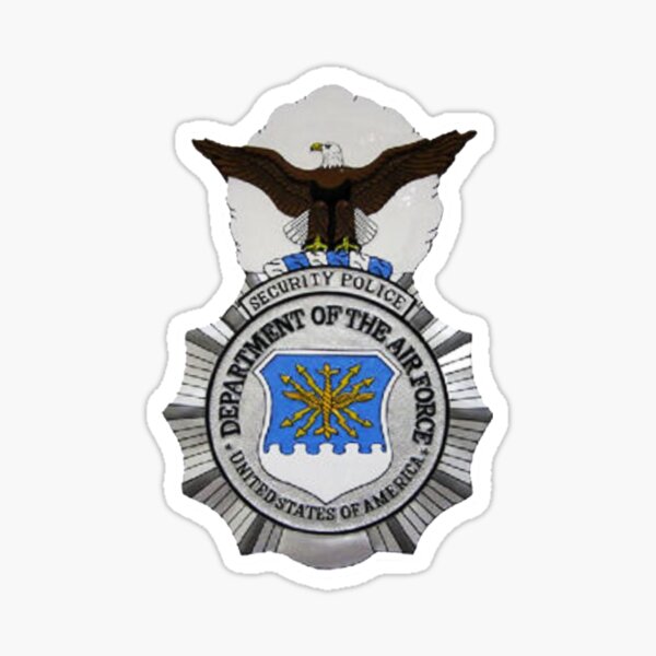 "USAF Security Police" Sticker for Sale by lawrencebaird | Redbubble