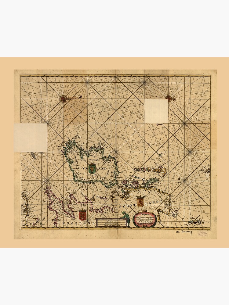 "Map of Ireland (1658)" Poster by allhistory | Redbubble