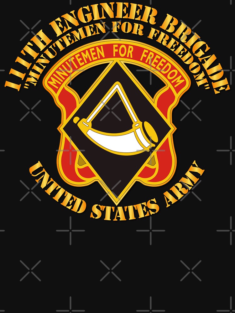 "Army - 111th Engineer Brigade - DUI" T-shirt by twix123844 | Redbubble