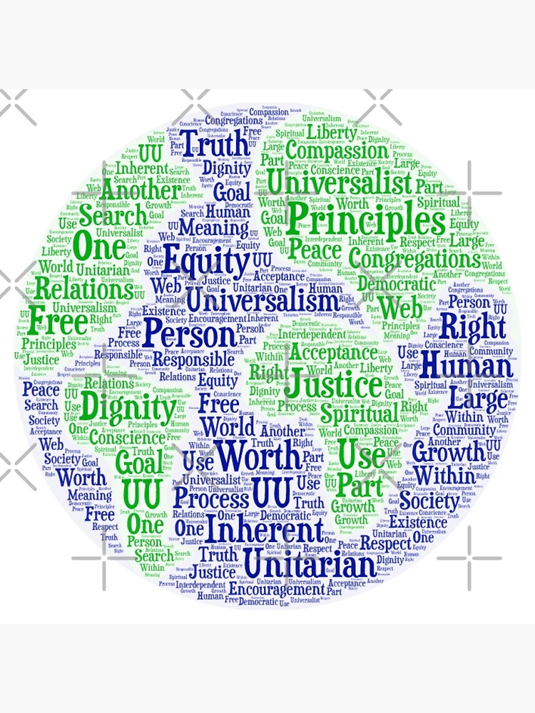 "UU Principles World Word Art" Poster for Sale by gwinna | Redbubble