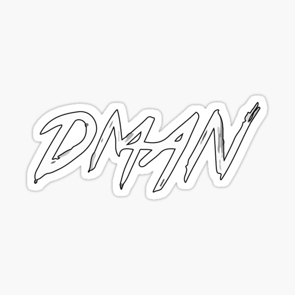 "DMan Logo" Sticker for Sale by DMan96 | Redbubble