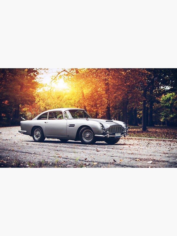 "Aston Martin DB5 in Autumn" Sticker by ratpack4 | Redbubble