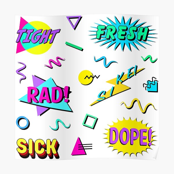 "1990s Nineties Kids Sayings Phrases and Patterns ~ 90s Repeating ...