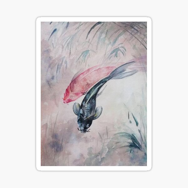 "Koi japan fish" Sticker for Sale by Giorgiaamabili | Redbubble