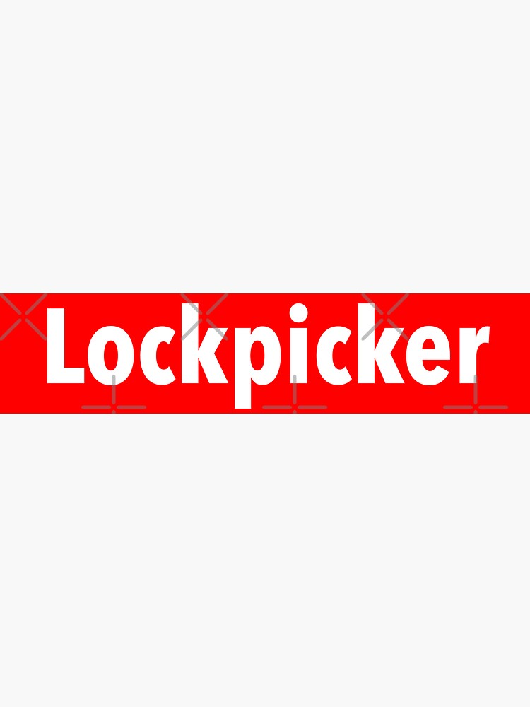 "Lockpicker" Sticker for Sale by weavernap | Redbubble