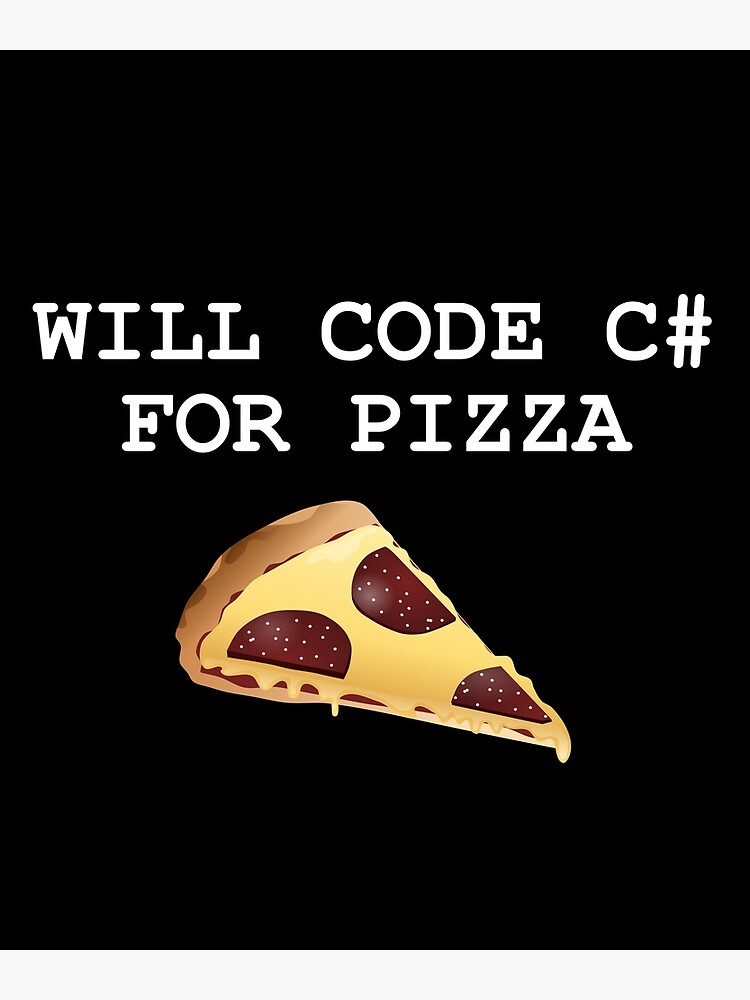 "Funny C# Programming Joke Programmer C# Developer" Art Print for Sale ...