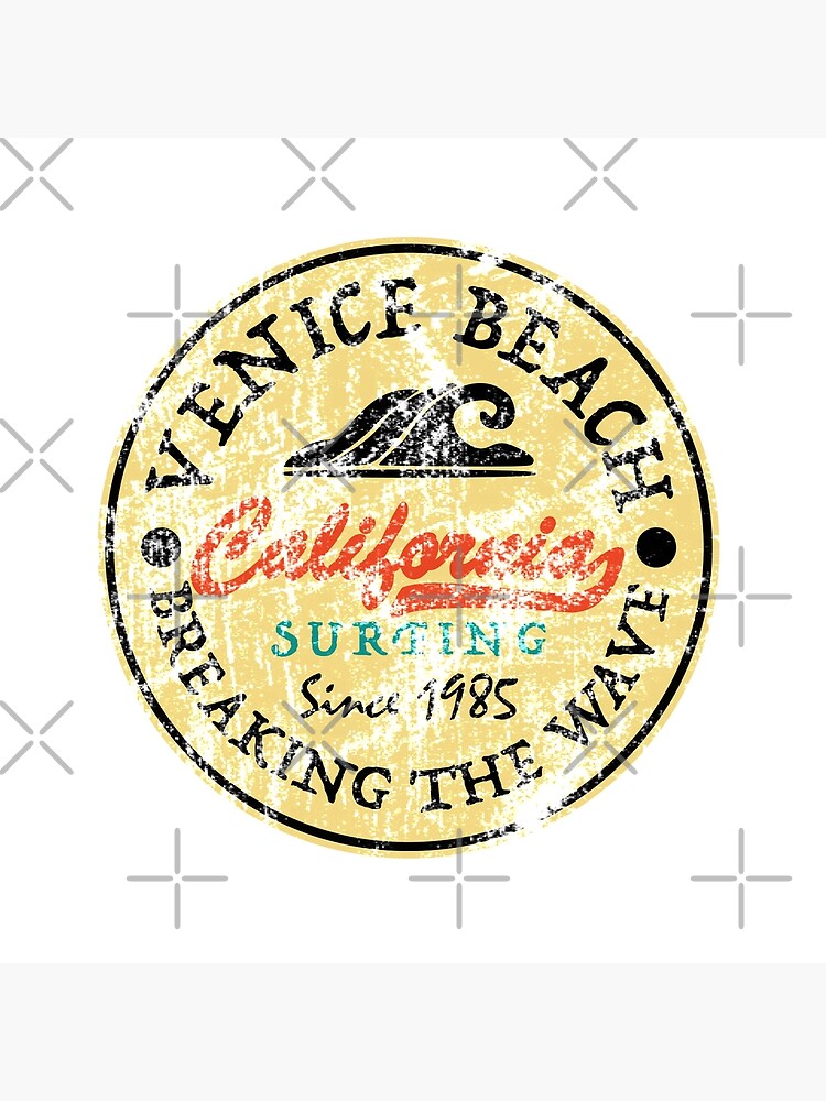 Vintage Surfing Stickers Vintage 1950's Style Hawaii Waikiki Beach