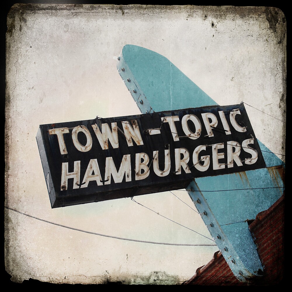 "Town Topic Hamburgers" by Robert Baker | Redbubble