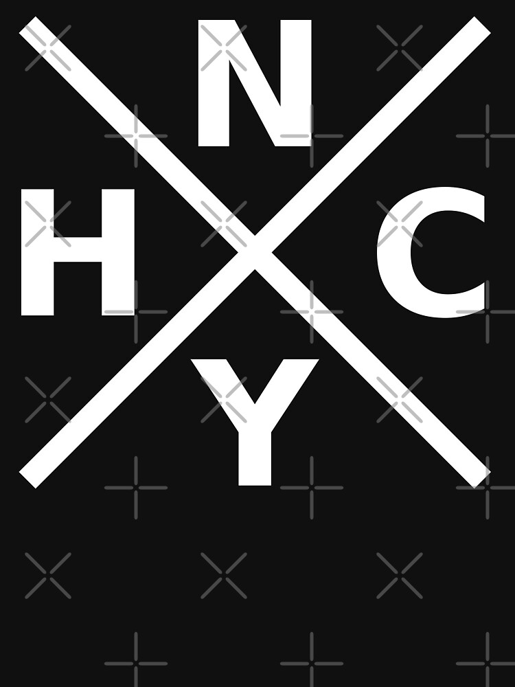 "NYHC - New York Hardcore Logo White Font" T-shirt for Sale by ramiro ...