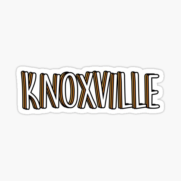"Knoxville" Sticker for Sale by nort2 | Redbubble
