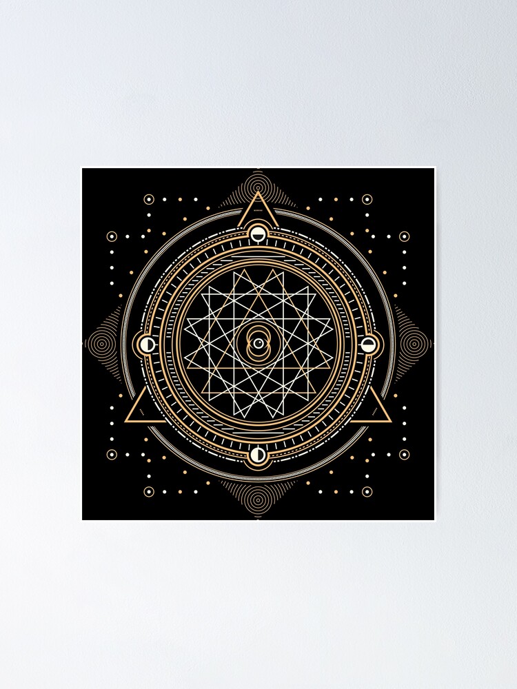 "Sacred geometry." Poster by emphatic | Redbubble