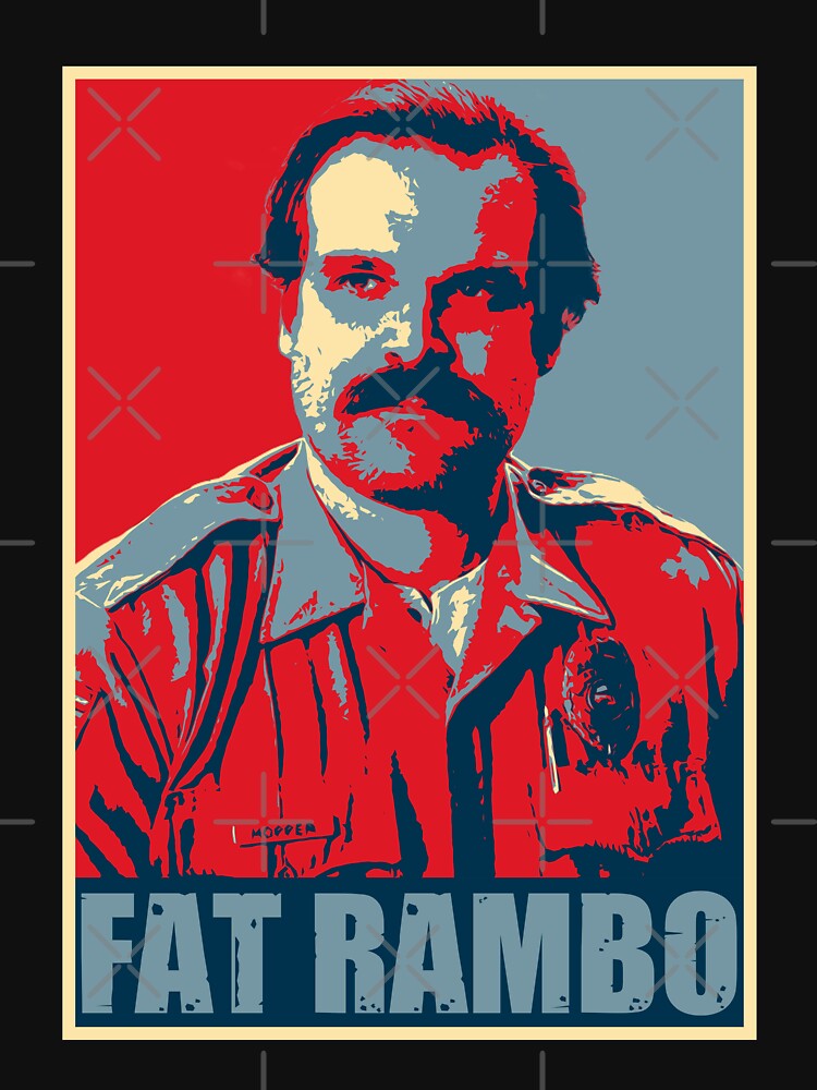 "Jim Fat Stranger Hopper Horror Creepy Hawkins Fan Made Things Summer ...