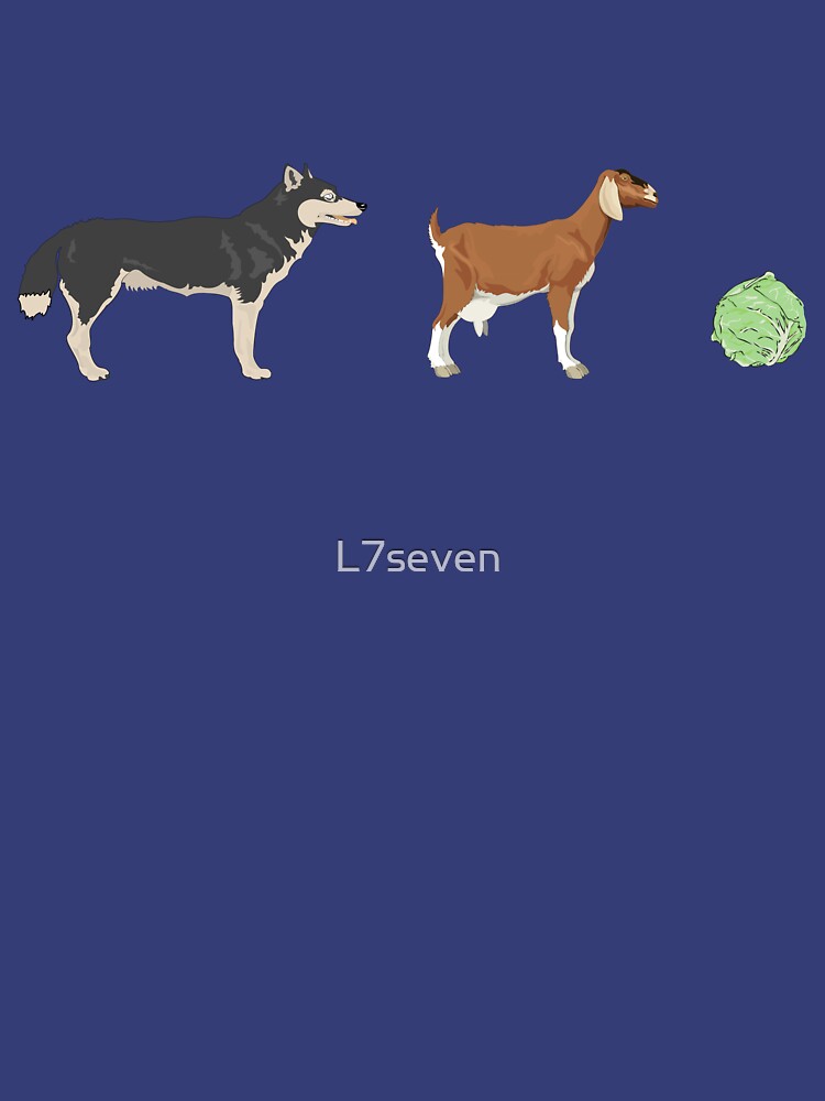 "Wolf Goat Cabbage Problem - Nerd Riddle Pawn Crosses River - River ...