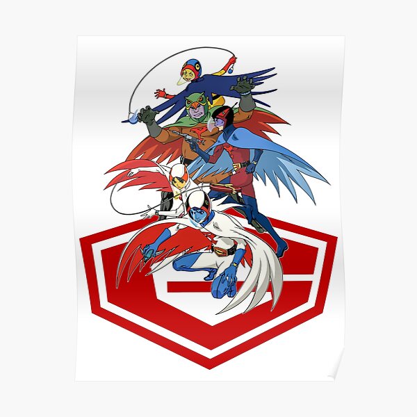 Gatchaman Posters | Redbubble