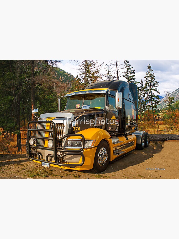 "Black and Yellow Western Star" Sticker by rharrisphotos | Redbubble