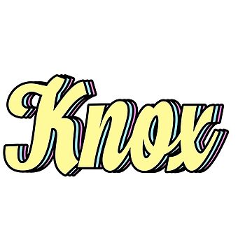"Knox" Sticker for Sale by nort2 | Redbubble