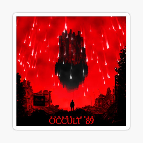 "Occult 89 Album Cover Art" Sticker for Sale by occamslaser | Redbubble