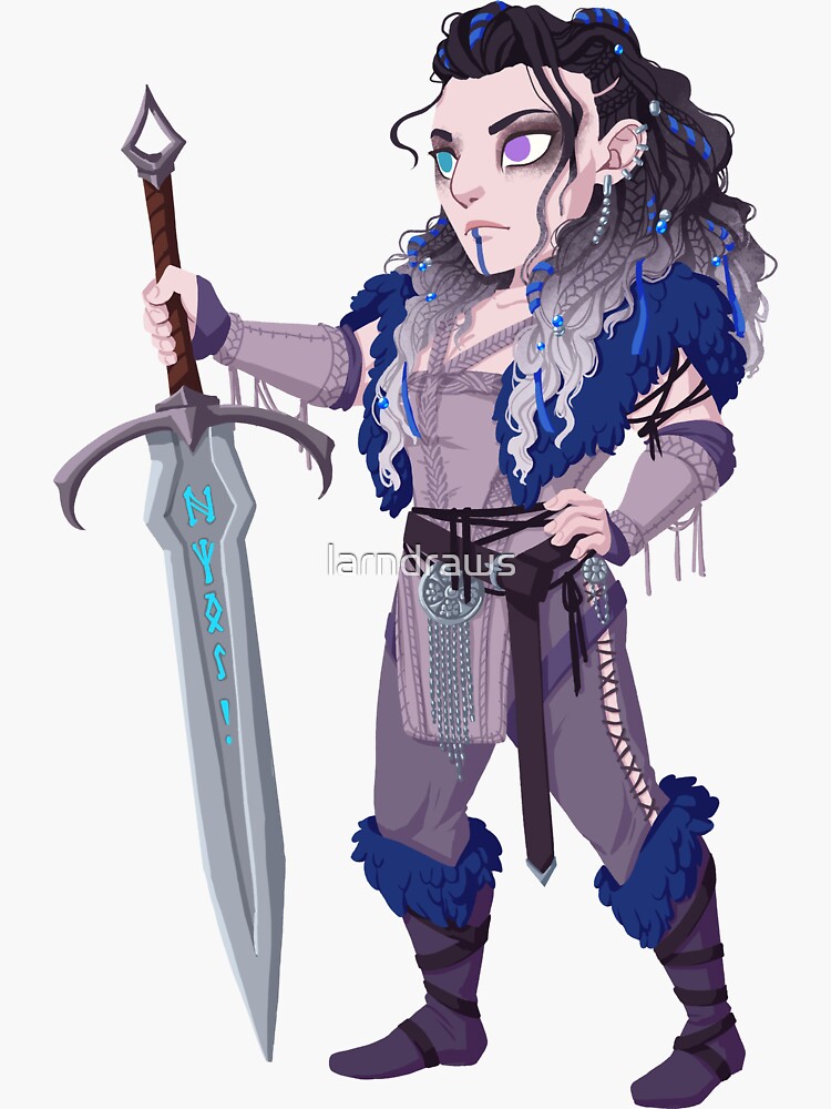 "Cute Yasha" Sticker for Sale by larndraws | Redbubble