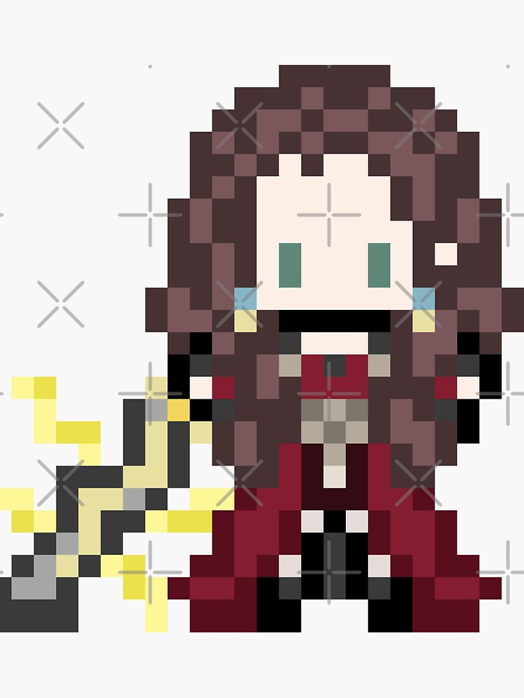 "Fire Emblem Three Houses Pixel Dorothea (Timeskip) Sticker" Sticker ...