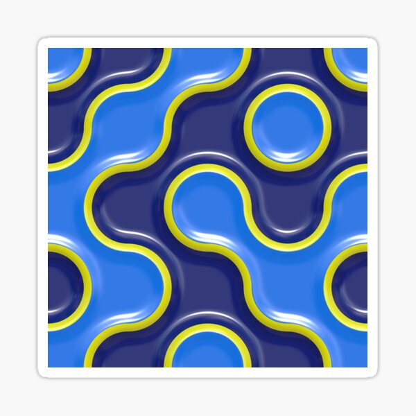 "Fun With Curves" Sticker by FantasySkyArt | Redbubble