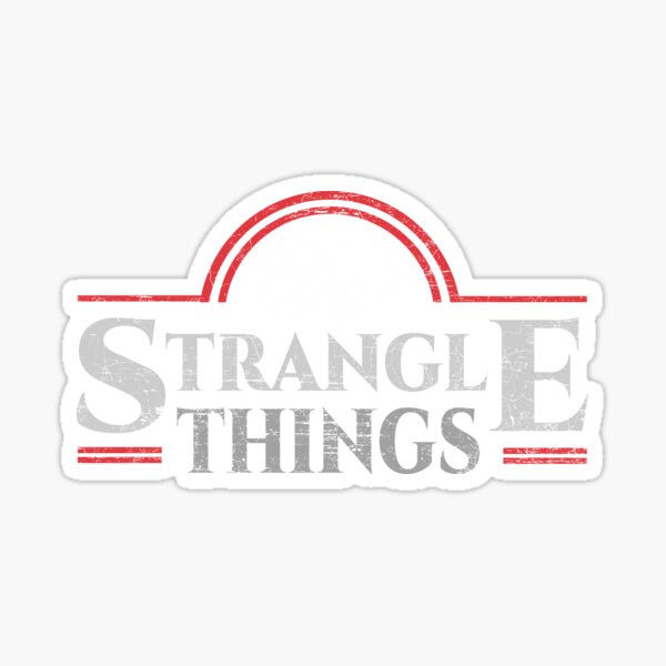 "Strangle Things MMA BJJ Brazilian Jiu Jitsu Grappling Gift" Sticker ...