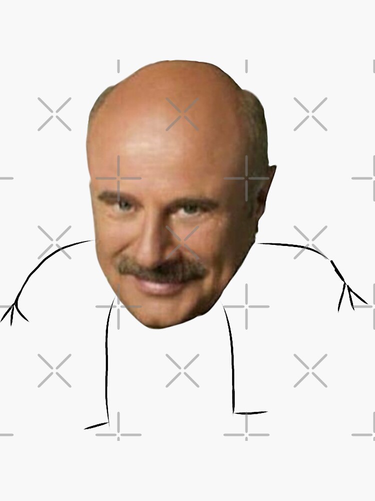 "Dr.Phil " Sticker for Sale by Edwintorres1041 | Redbubble