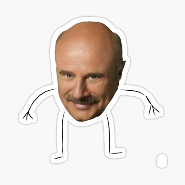 "Dr.Phil " Sticker for Sale by Edwintorres1041 | Redbubble