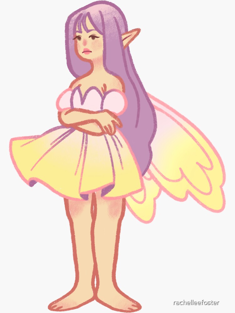 "Summer Solstice Fairy" Sticker for Sale by rachelleefoster | Redbubble