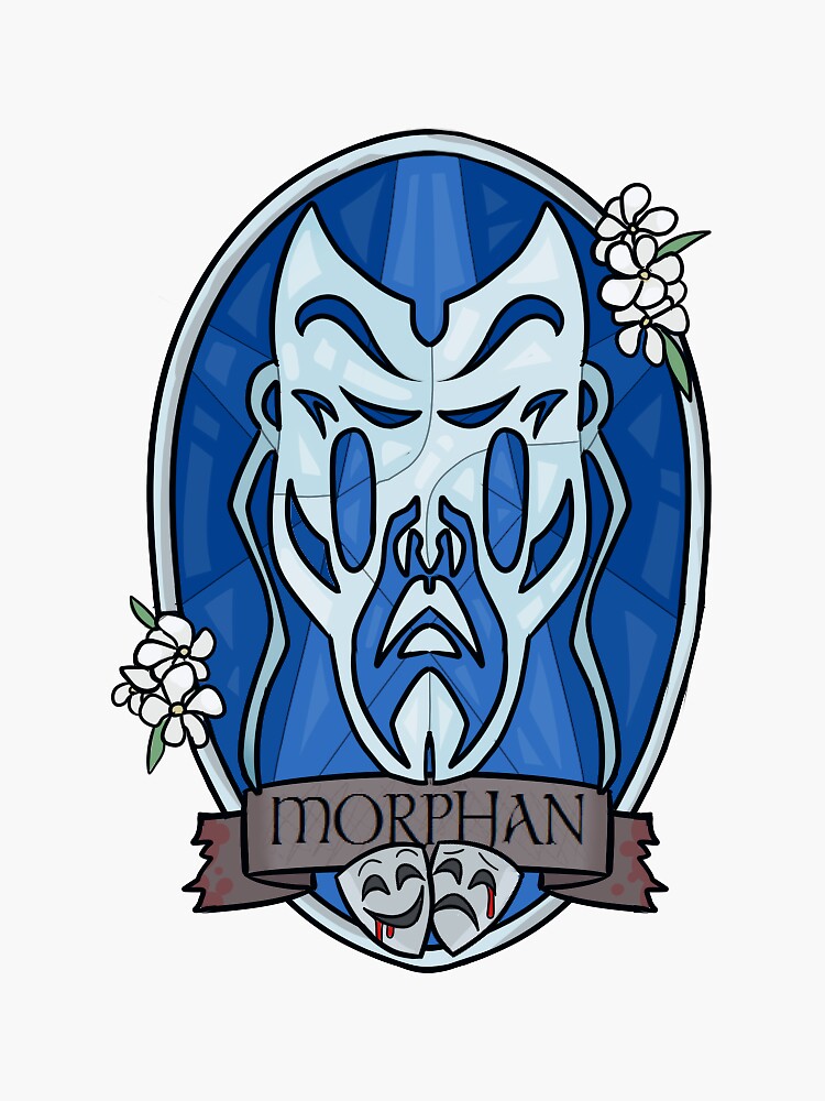"Morphan" Sticker for Sale by Baalzebufo | Redbubble