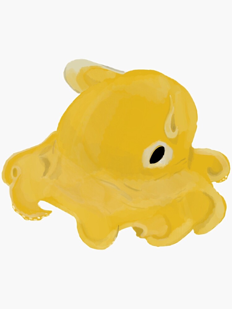 "Dumbo Octopus" Sticker for Sale by ButteredDoodles | Redbubble